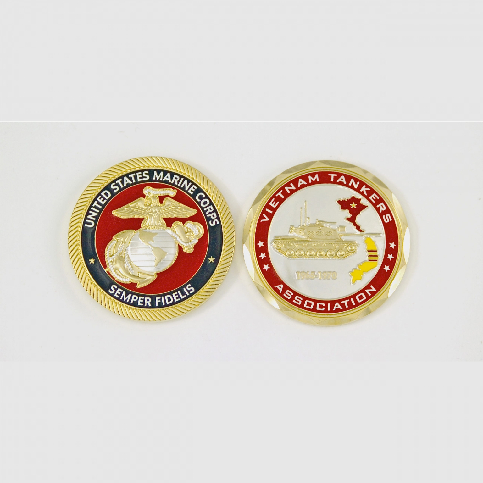 Our Forever USMCVTA Challenge Coin - US Marine Corps Vietnam Veterans ...